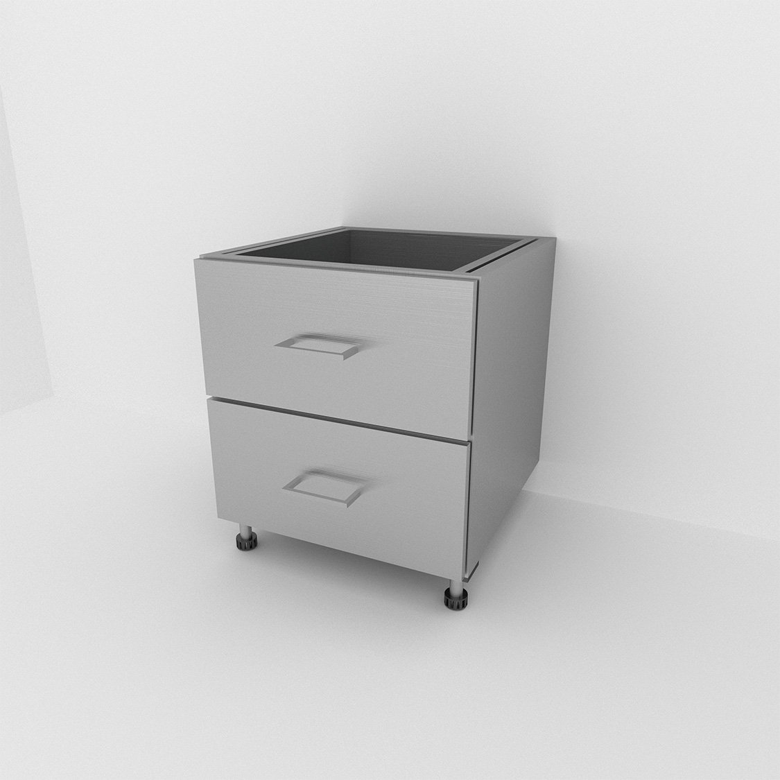 2 Drawer Bank - Steel Store